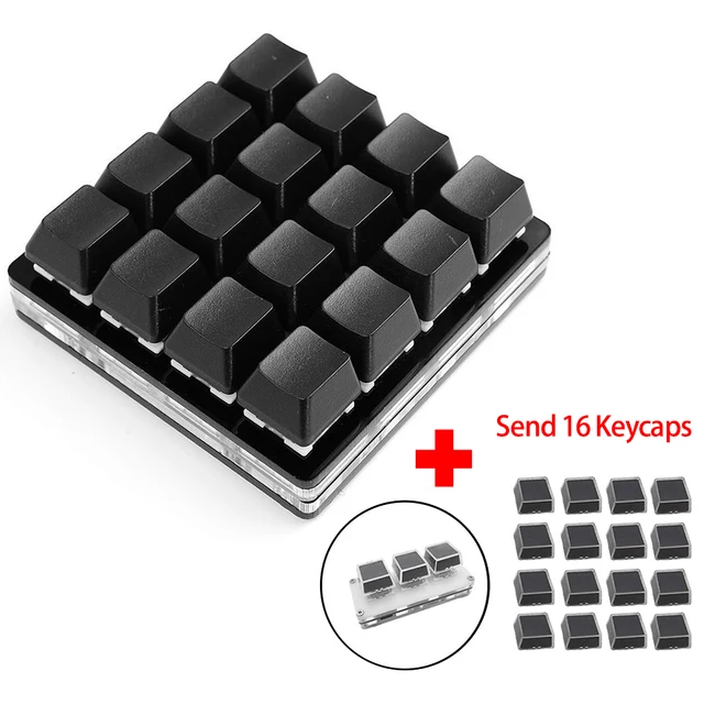 2/3/4/6/7/8/9/16 Keys Black Mini Keypad Numpad Mechanical Keyboard OSU ...