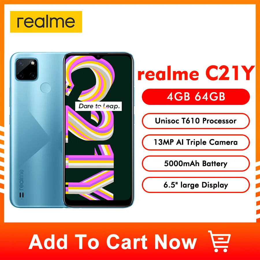 Realme-C21Y-RMX3261-Ponsel-6-5-Inci-Layar-Besar-5000MAh-Baterai-Besar ...