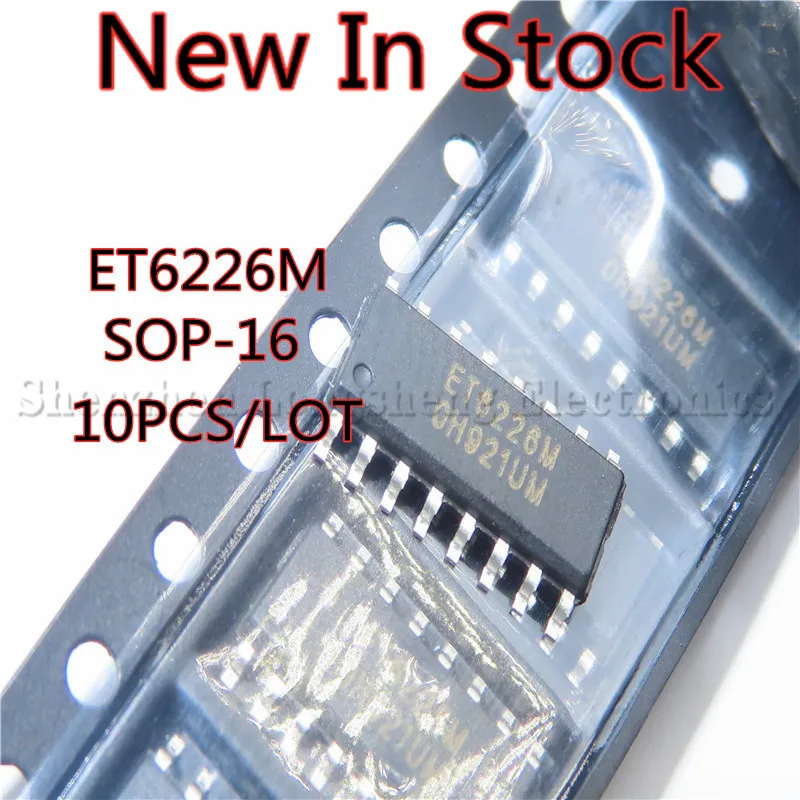 10pcs/lot Et6226m Et6226 Sop-16 Smd Led Digital Tube Display Driver Ic Chip New In Stock ...