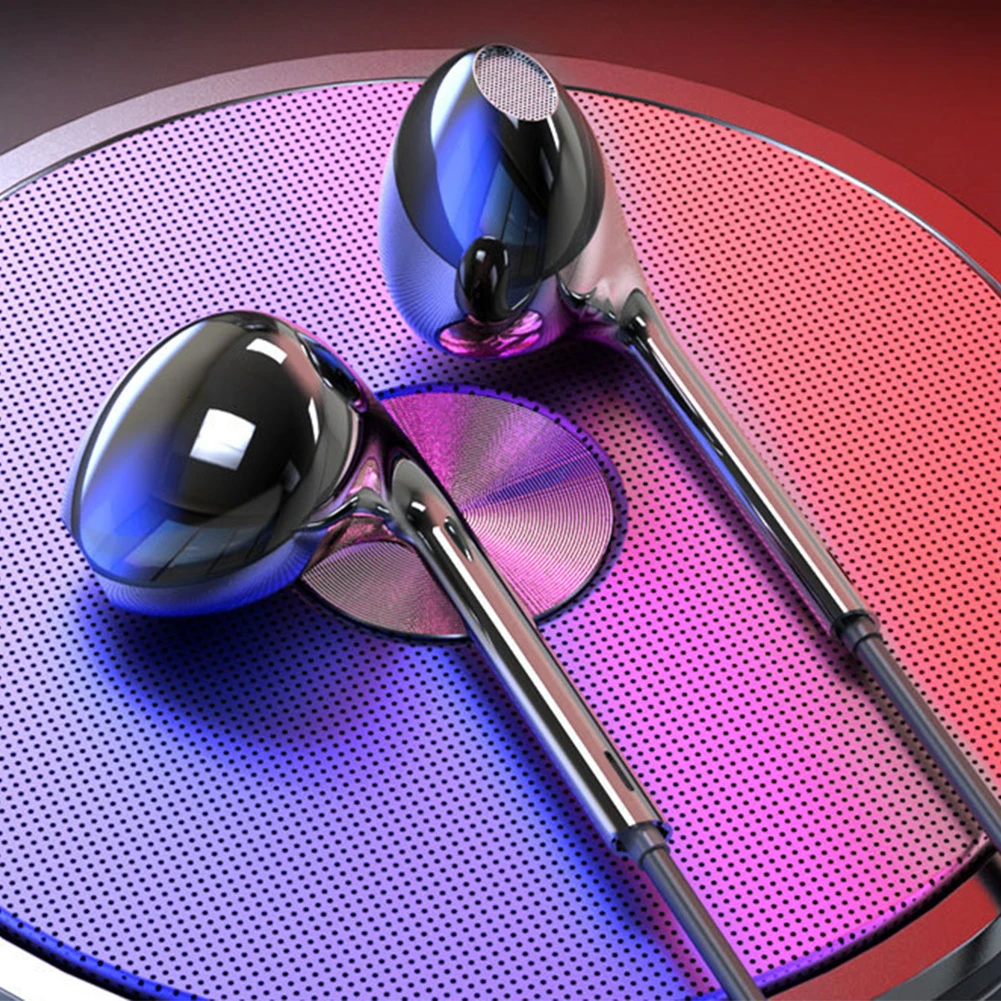 Quad core Stereo 3.5mm Wired Control Earphone Headset Headphones With ...