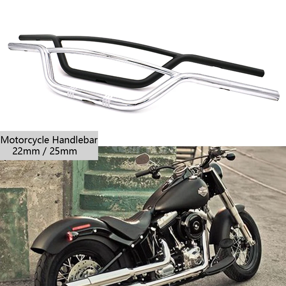 Manillar-de-motocicleta-Retro-Para-Cafe-Racer-Chopper-Bobber-volante ...