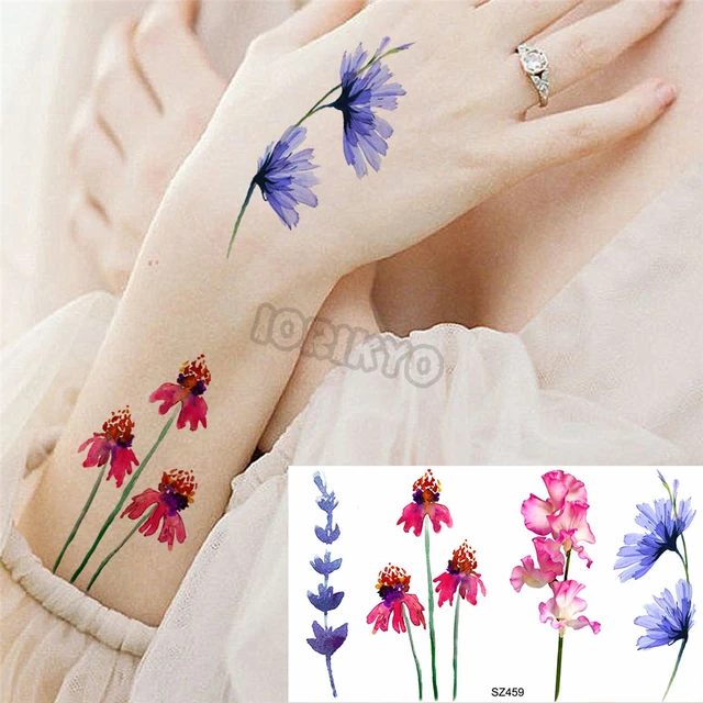 Flower Foot Cover Up Tattoos