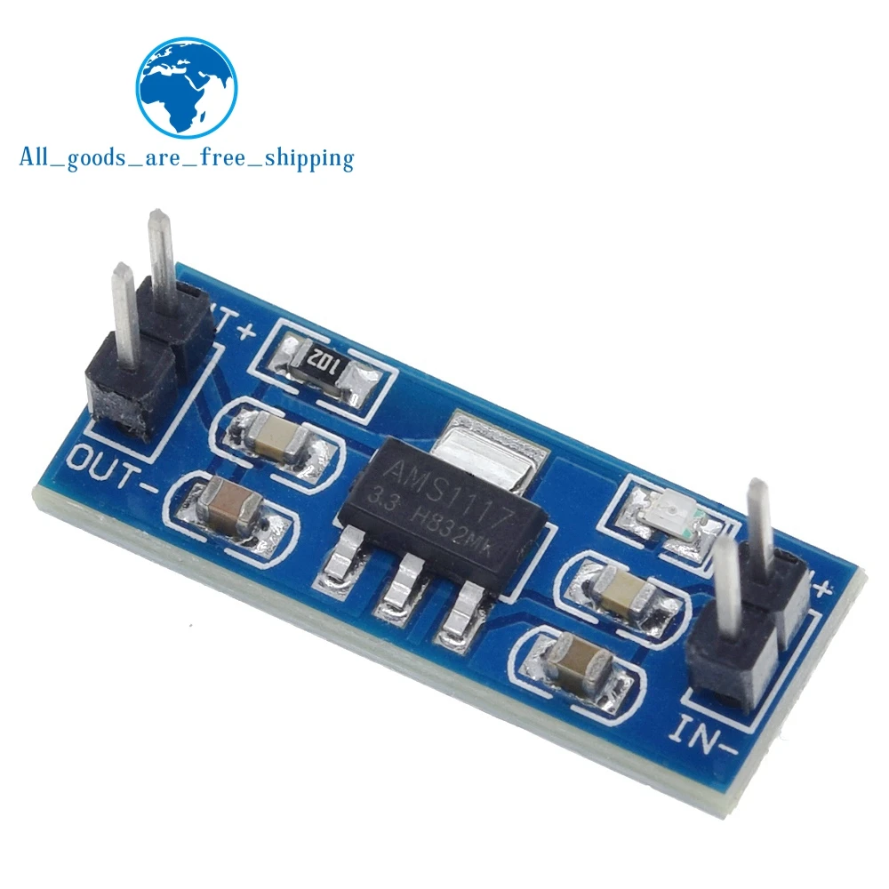 AMS1117-3.3 LDO 800 mA Module d'alimentation DC 5 V to 3.3 V Step-down ...