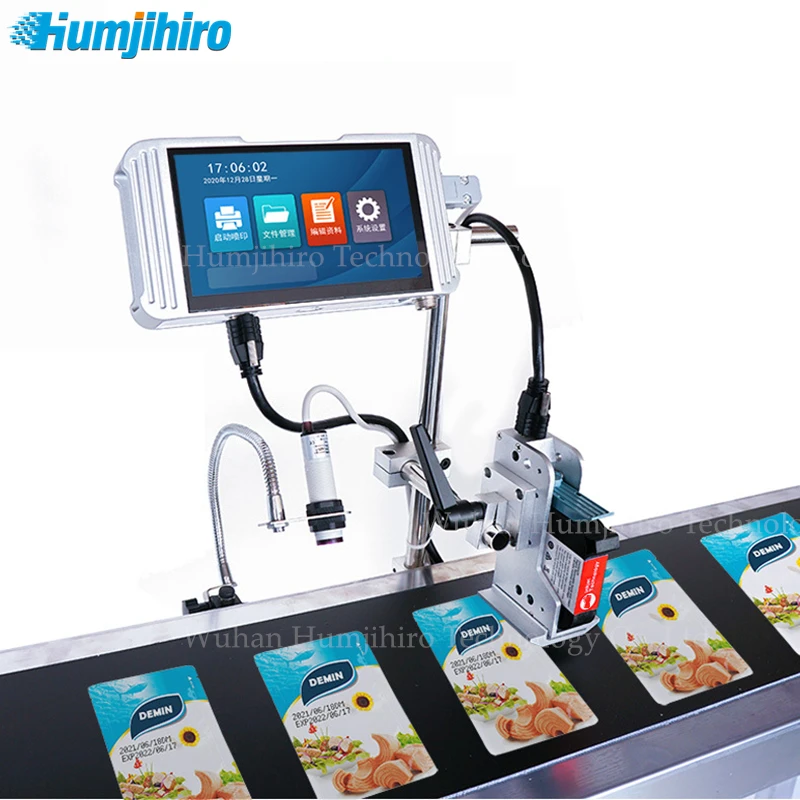 Linux 7.0-inch Screen Online Thermal Inkjet Printer Qr Code Printing ...