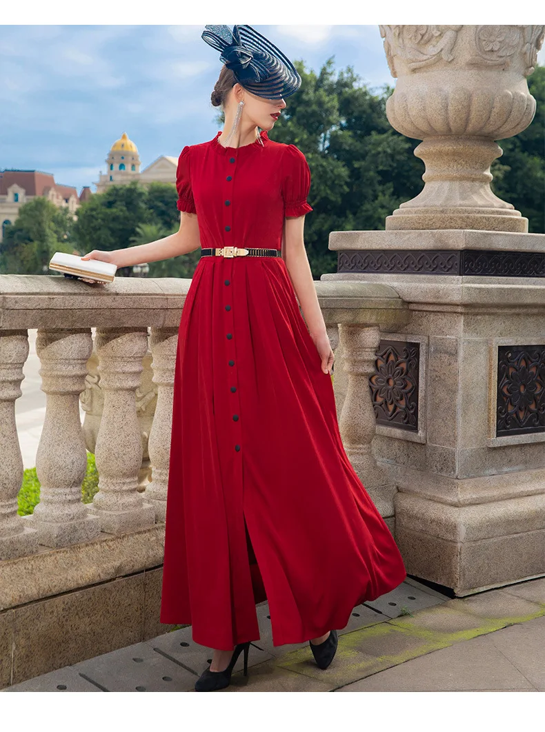 Red Maxi Dress Designer