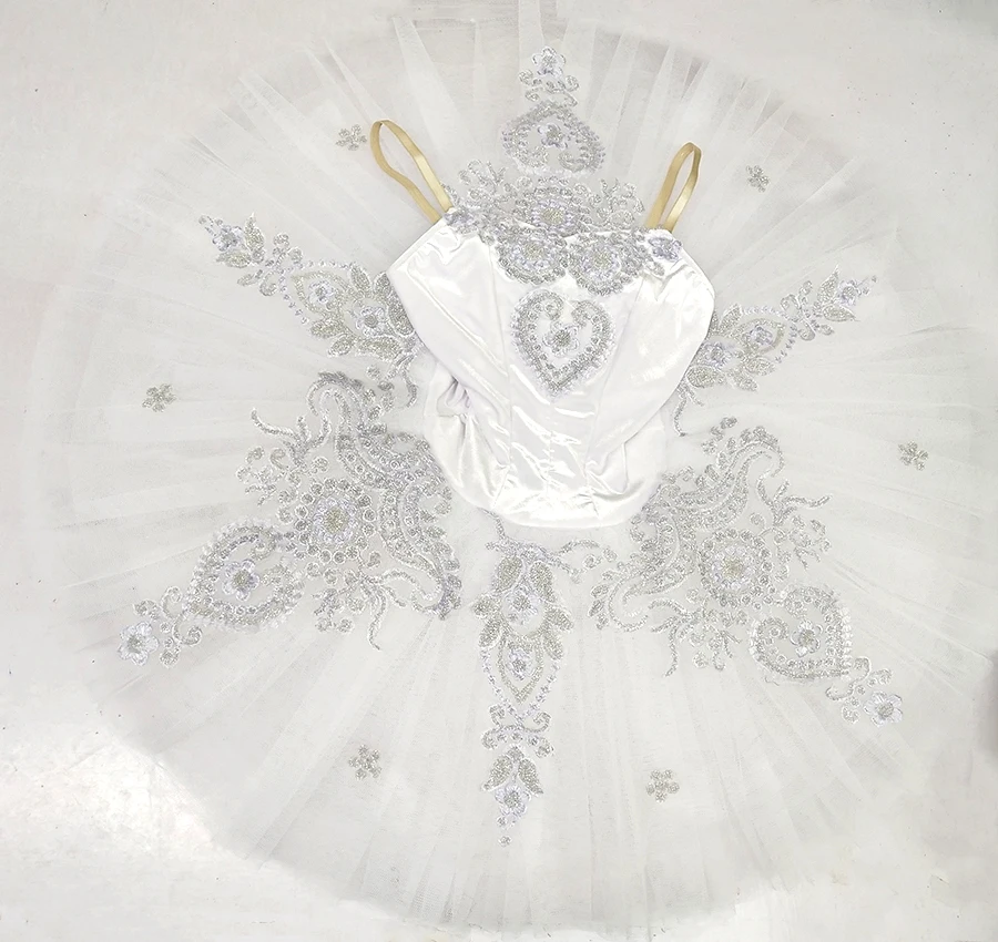 White Tutu For Snow Queen Costume The Nutcracker White Swan Lake Ballet ...
