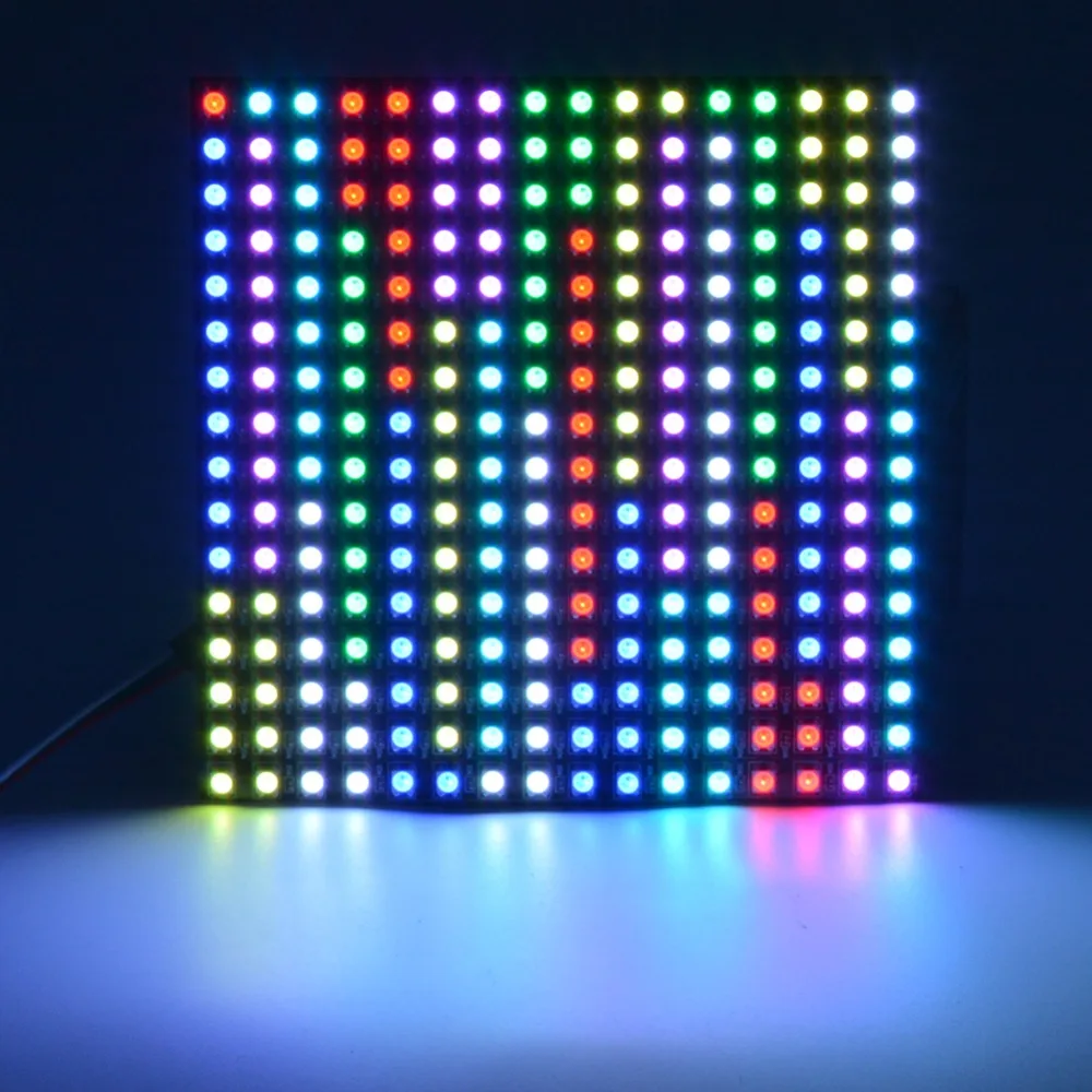 WS2812B-RGB-Flexible-16x16-Pixel-Panel-Matrix-Screen-WS2812B-Led-Module ...
