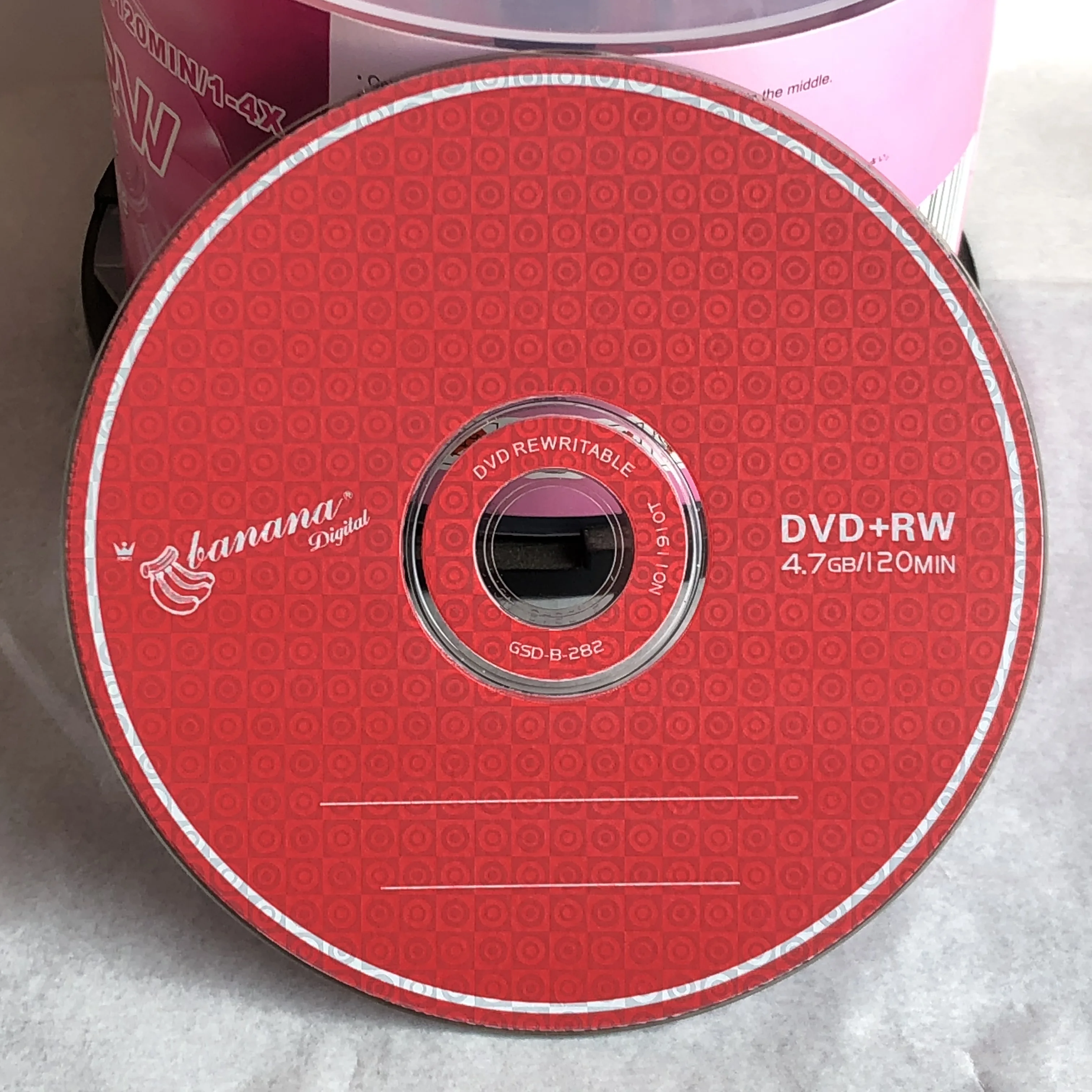 Wholesale 5 Discs Grade A 1 4x 4 7 GB Blank DVD RW Disc AliExpress