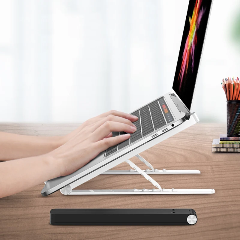 Plastic-Laptop-Stand-for-Macbook-Pro-Portable-Support-Notebook-Stand-5 ...