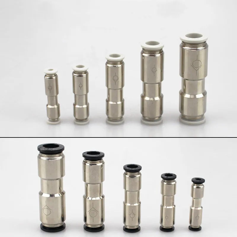 Pneumatic-Check-Valve-One-Way-Valve-Straight-Hose-Tube-Quick-Fitting ...