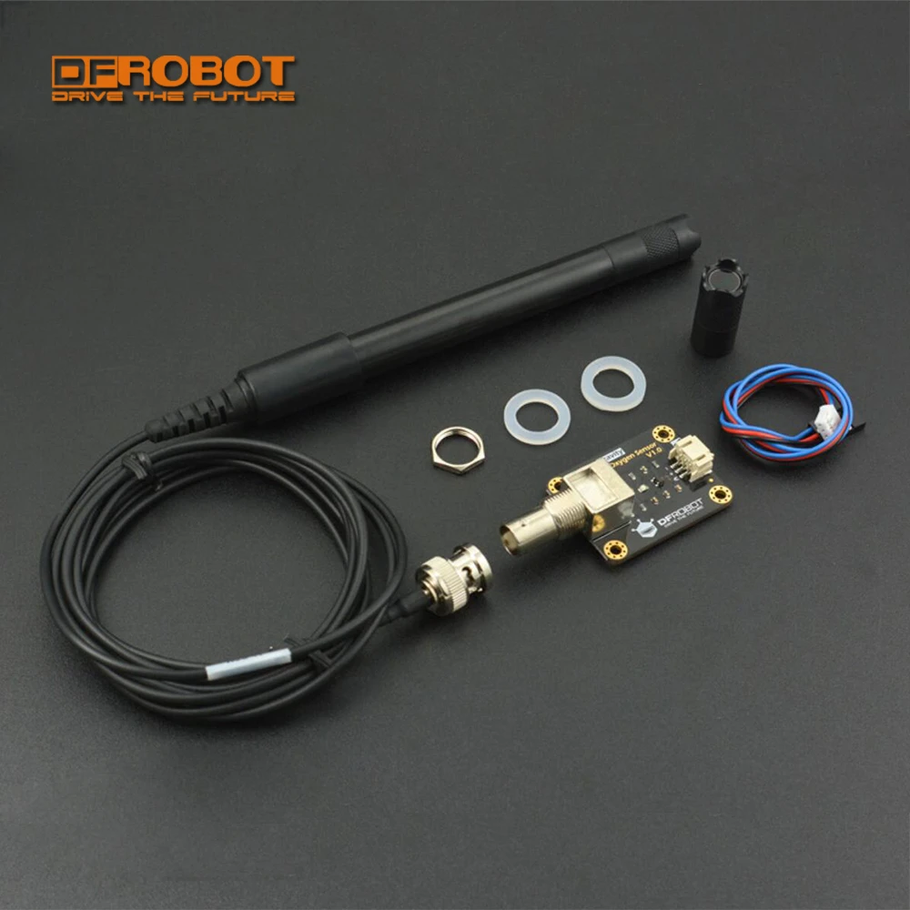 DFRobot Kit de medidor de Sensor de oxígeno disuelto analógico por gravedad, 3,3 5,5 V ...