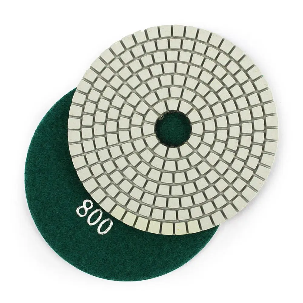 4" Diamond Polishing Pad For Granite Marble Flexible 1 Piece 100mm ...