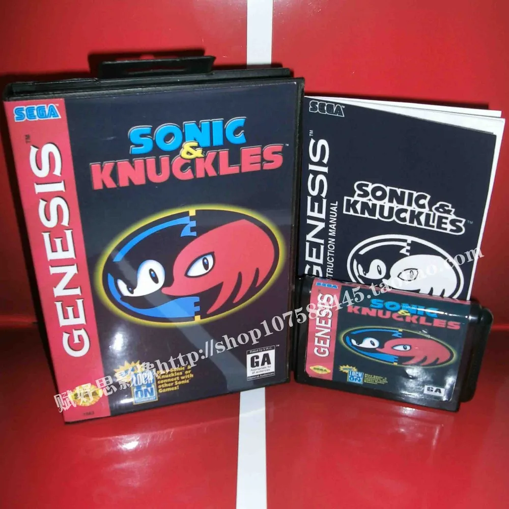 Sonic And Knuckles Cartridge