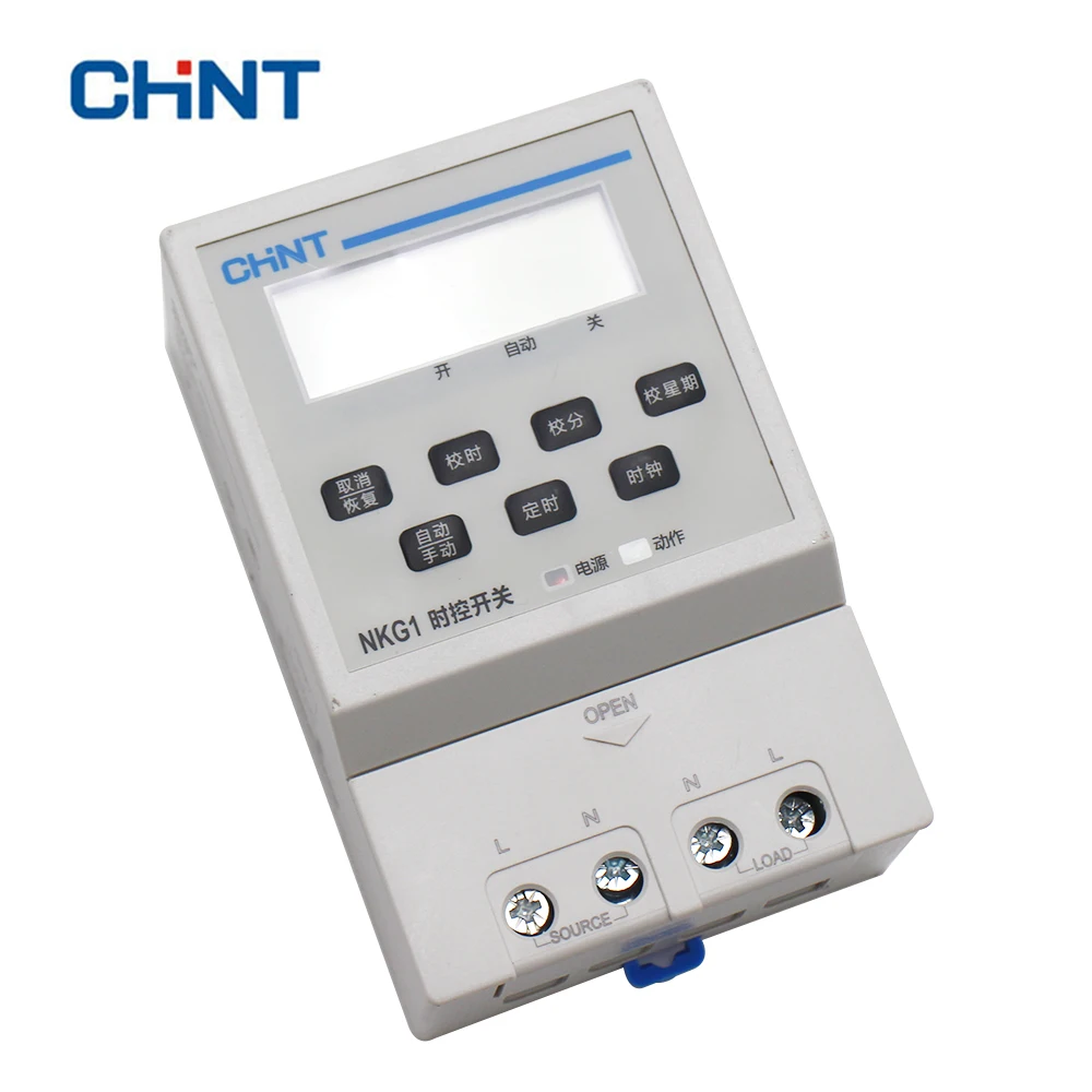 Chint Timing Switch Nkg1 Street Lamp Microcomputer Time Controller Time ...