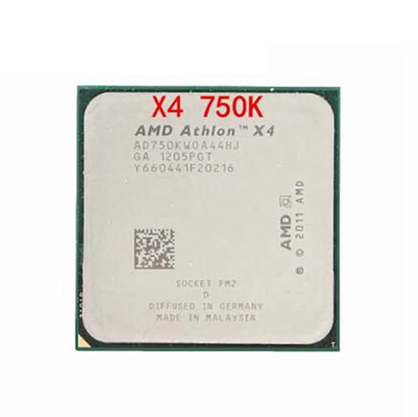 AMD Athlon X4 750K X750K 750K FM2 Quad Core CPU 100% working properly ...