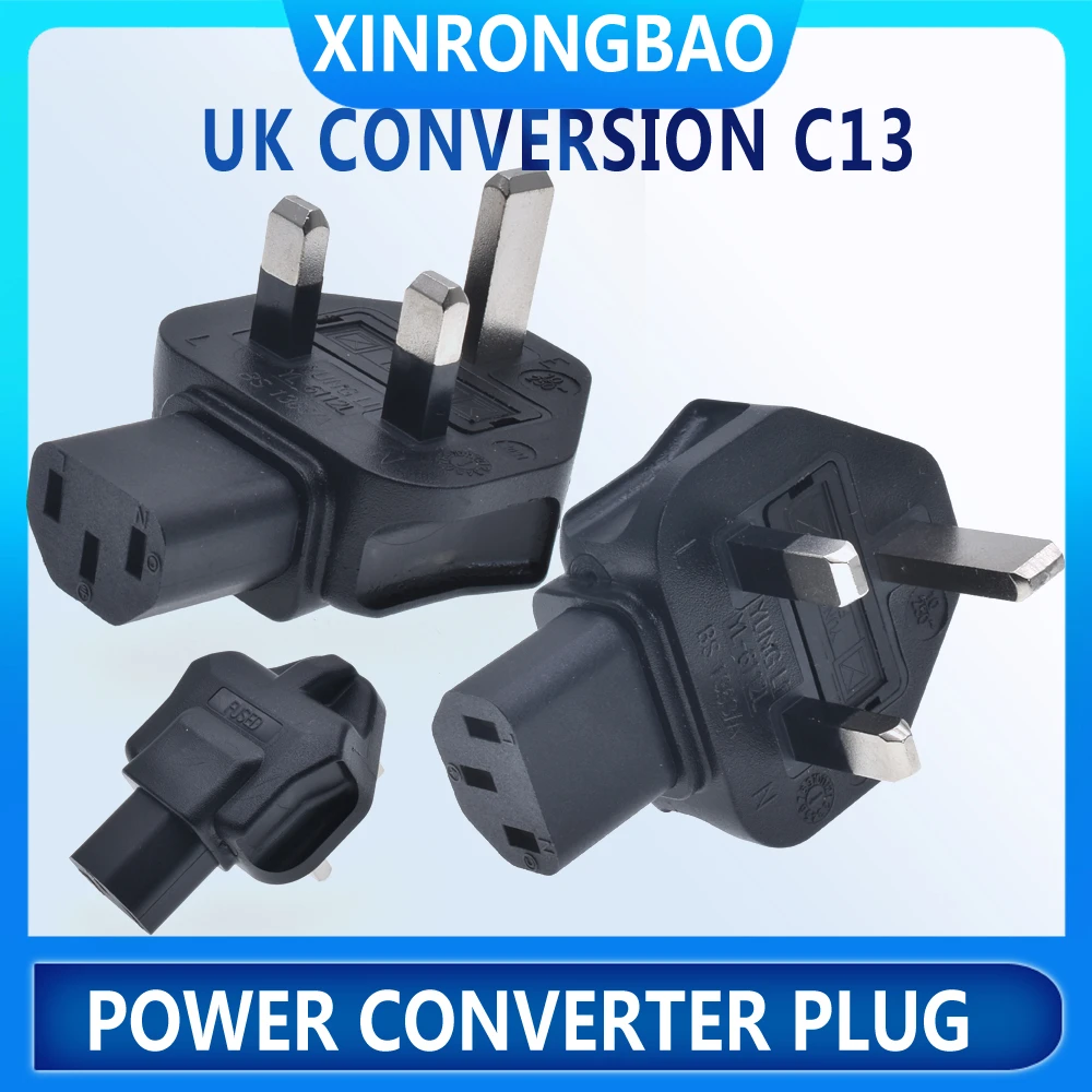 UK-BS1363-A-Standard-Plug-to-IEC-C13-AC-Power-Adapter-British-Male-to ...