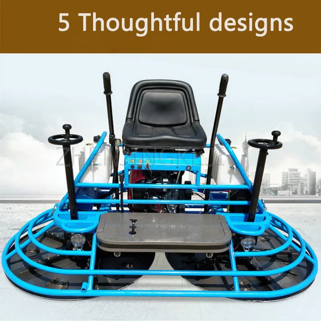 Driving Style Troweling Machine Concrete Double Disc Cement Floor ...