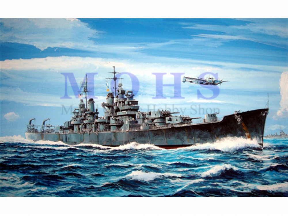 Trumpeter 1/700 05724 Uss Baltimore Ca-68 1943 Assembly Model Kits ...
