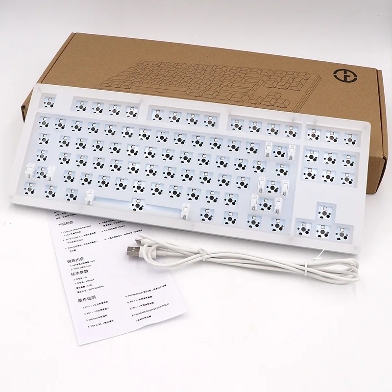 68-87-key-Custom-Mechanical-Keyboard-Kit-80-TKL-PCB-CASE-hot-swappable ...