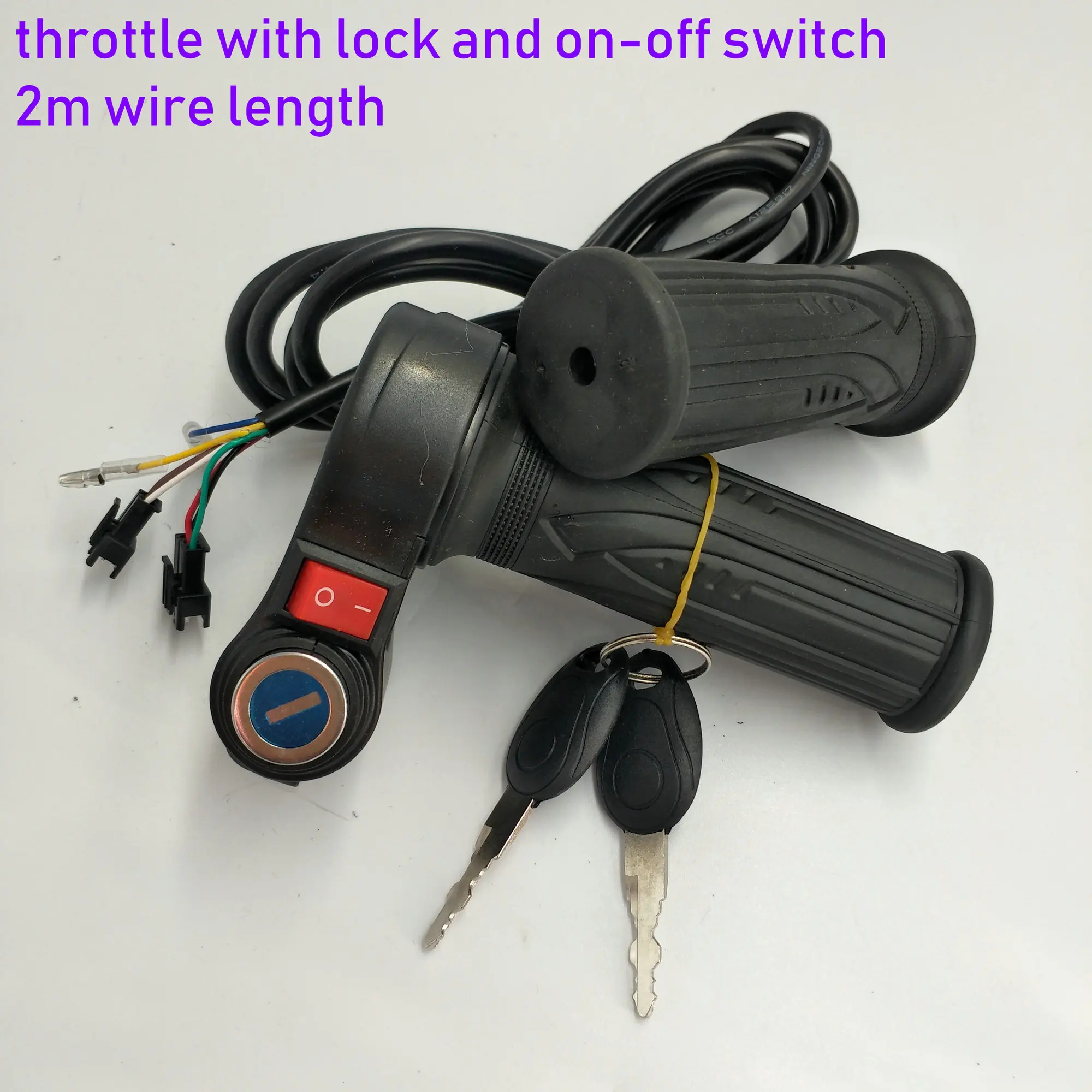 Twist Throttle With Lock+reverse/light On-off/3speed Switch Accelerator ...