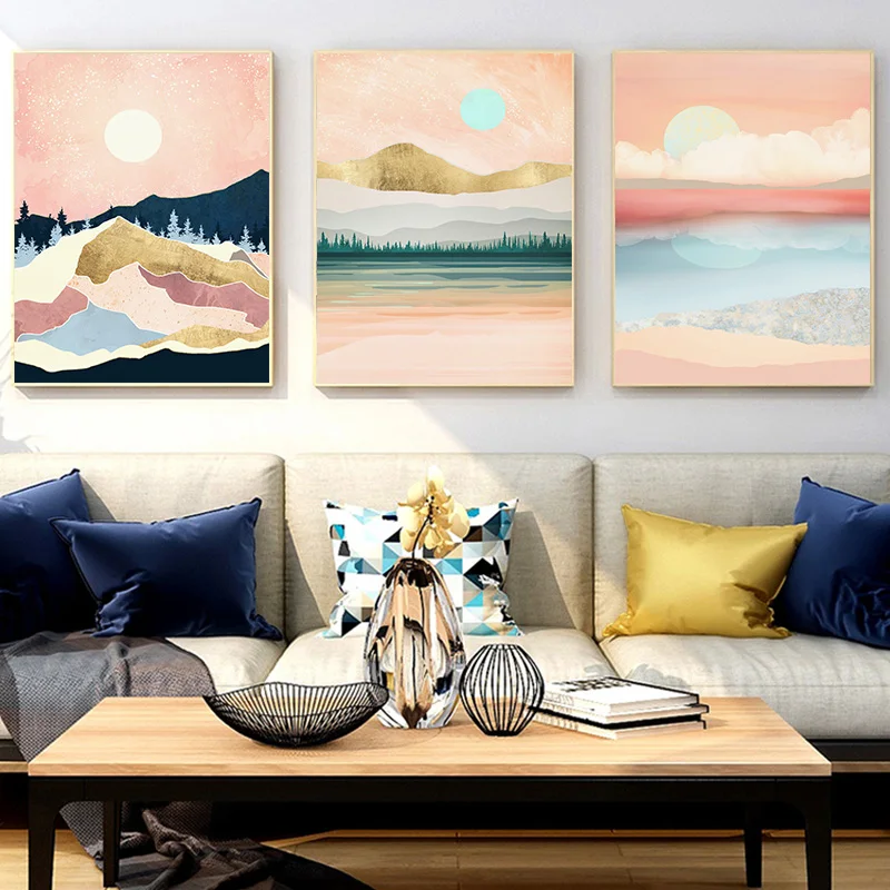Abstract Sunrise Painting