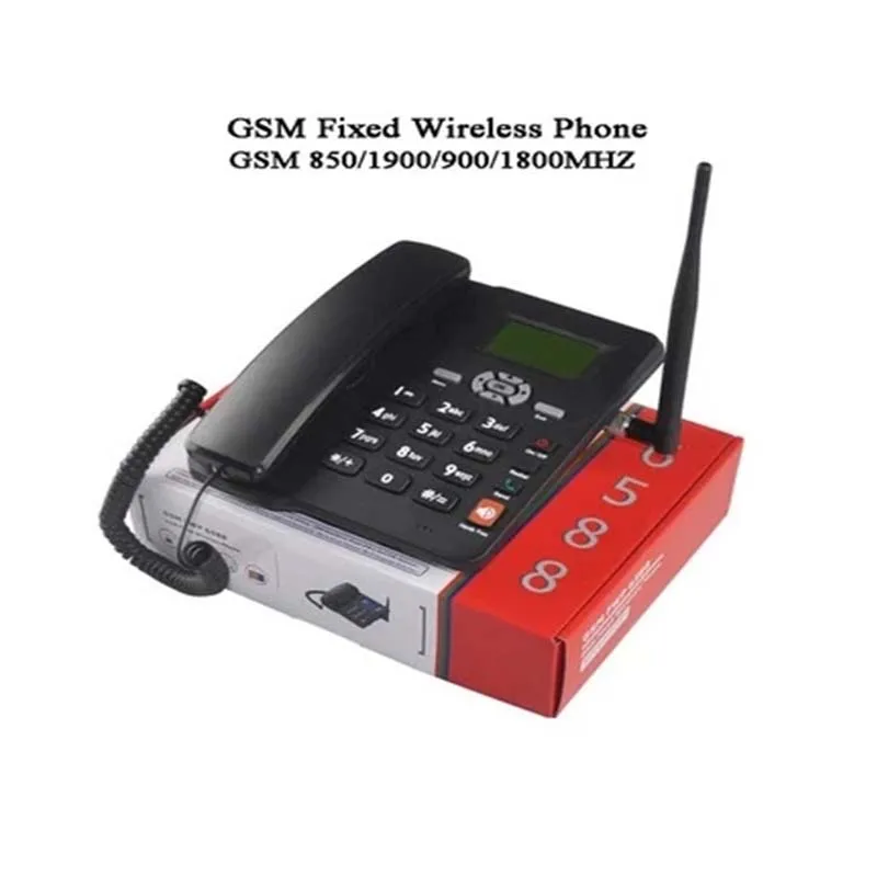 TES 6588 Mobile 4G GSM SIM Telephone Landline Wireless Card Phone Dual ...