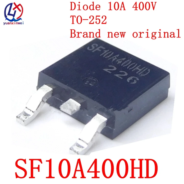 50 Buah/Lot SF10A400HD Dioda 10A 400V SF10A400 TO 252 Baru Asli|ic|ic 2 ...