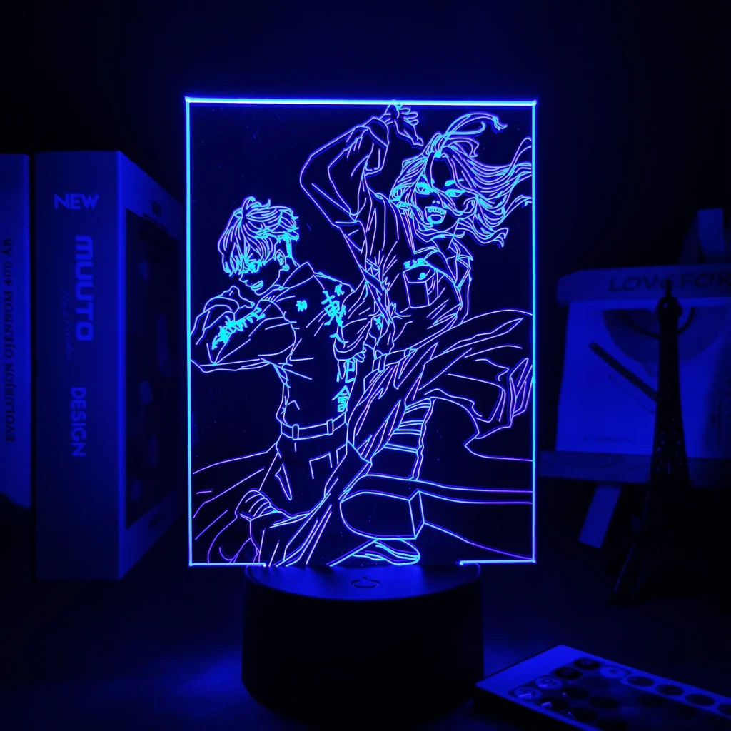Anime Gift Anime Lamp Led Anime Lamp Anime Desk Decor With Remote ...