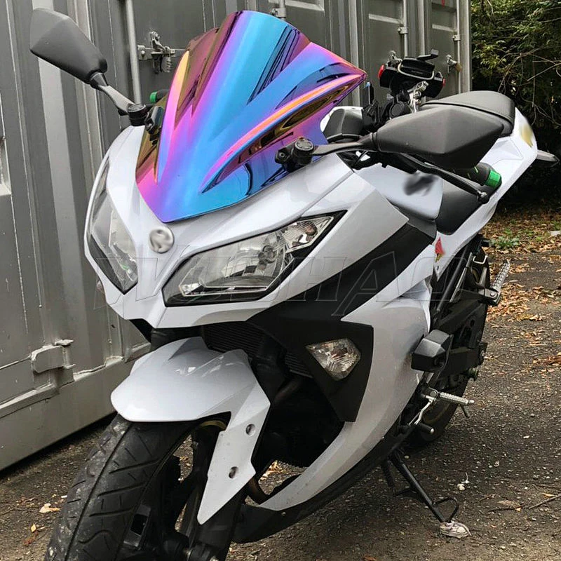 Motorcycle Double Bubble Windshield WindScreen Screen For