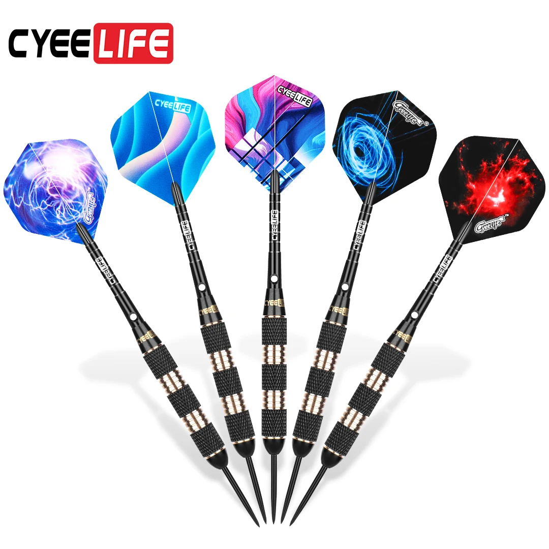 CyeeLife-30g-Professional-Heavy-steel-tip-darts-with-carry-case-and ...