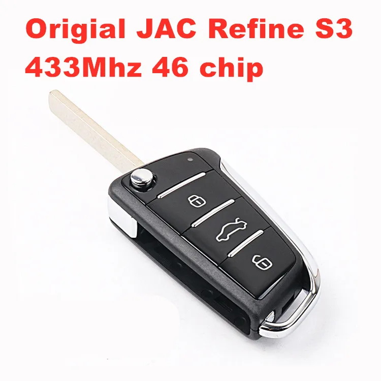 For original 2017 years JAC Refine S3 folding remote key control 433Mhz ...