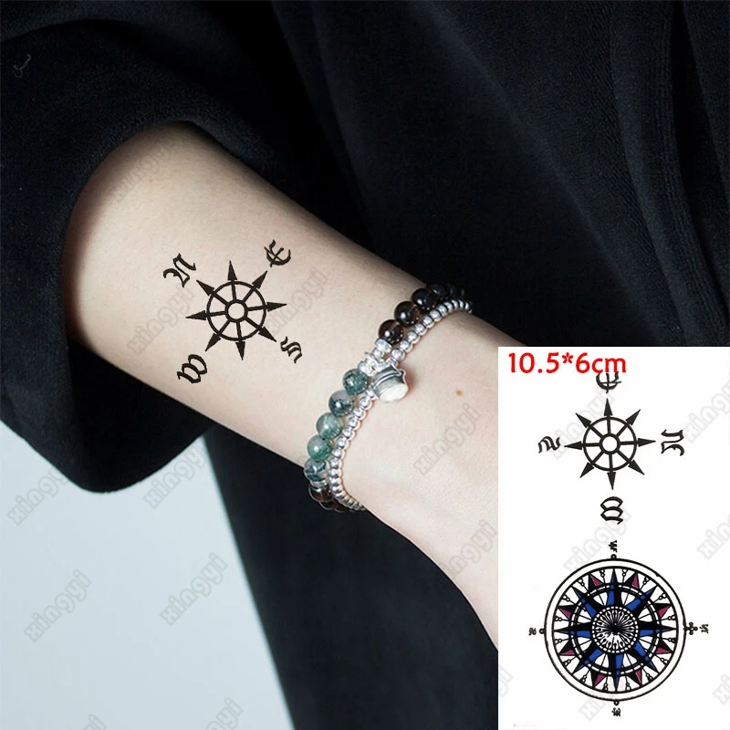 Compass Foot Tattoos