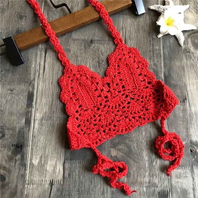 2020 kids swimwear for girls Crochet Straps Bikini Top Baby Girl ...