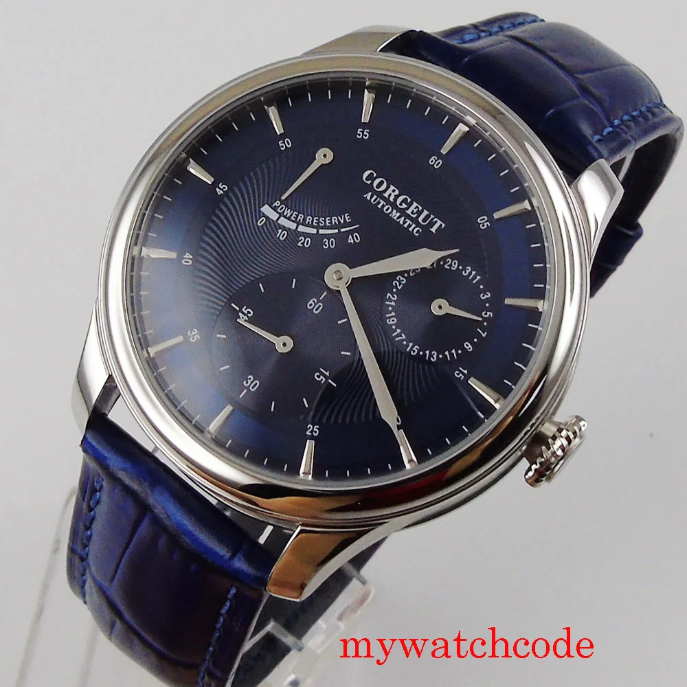 CORGEUT-Reloj-de-pulsera-de-oro-rosa-para-hombre-cron-grafo-deportivo ...