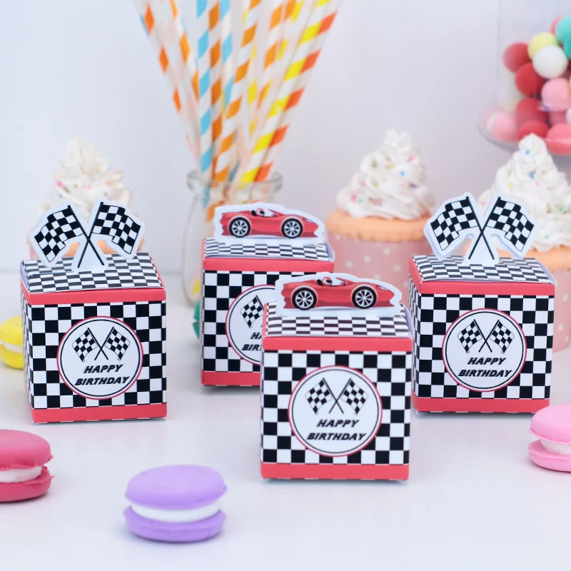 Race-Car-Racing-Treat-Boxes-Gift-Bags-Candy-Wrapping-Birthday-Party-for ...