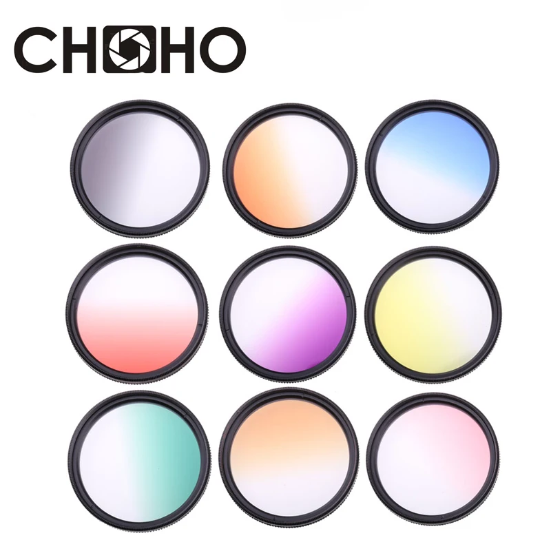 Filtros-de-colores-para-c-mara-Canon-Nikon-gradiente-ajustable-rojo ...