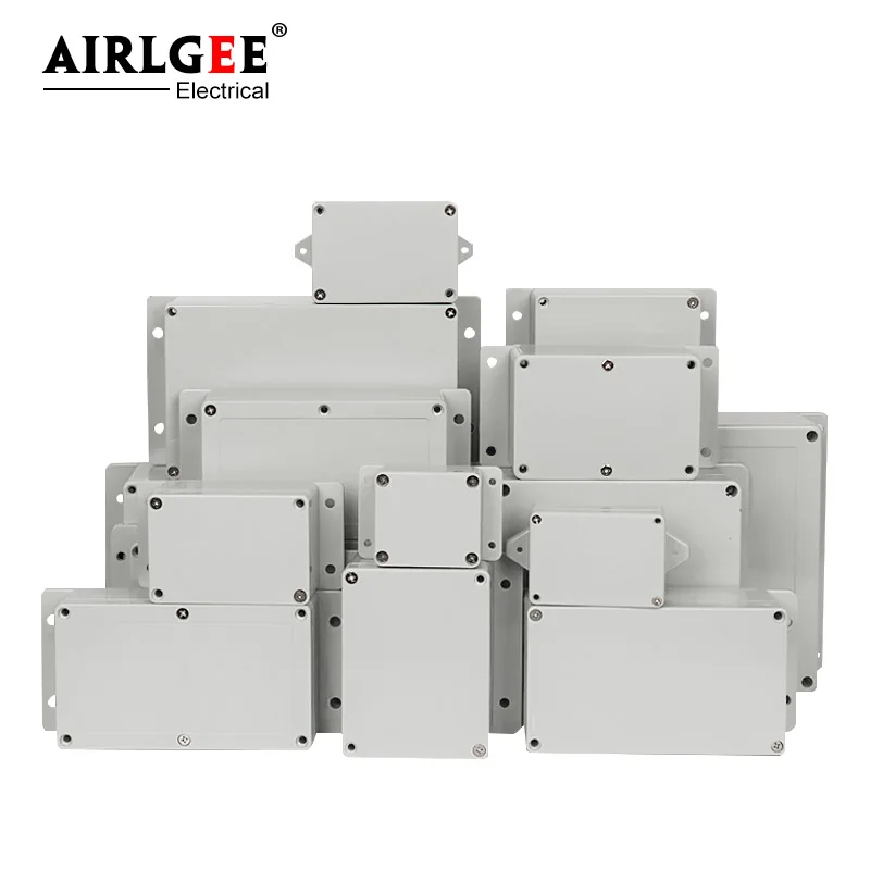 Wall Mounted Outdoor Gray Plastic Enclosures Custom IP65 ABS Waterproof ...