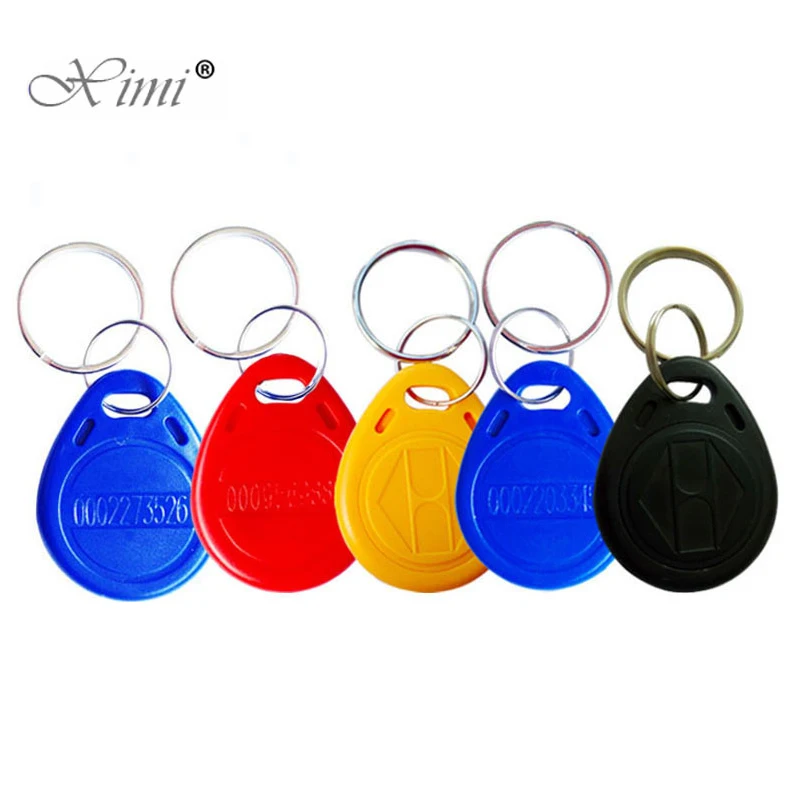 10pcs Tk4100 Key Tag Rfid Chip Ring Cards Tags Keytag 125 Khz Can Not ...