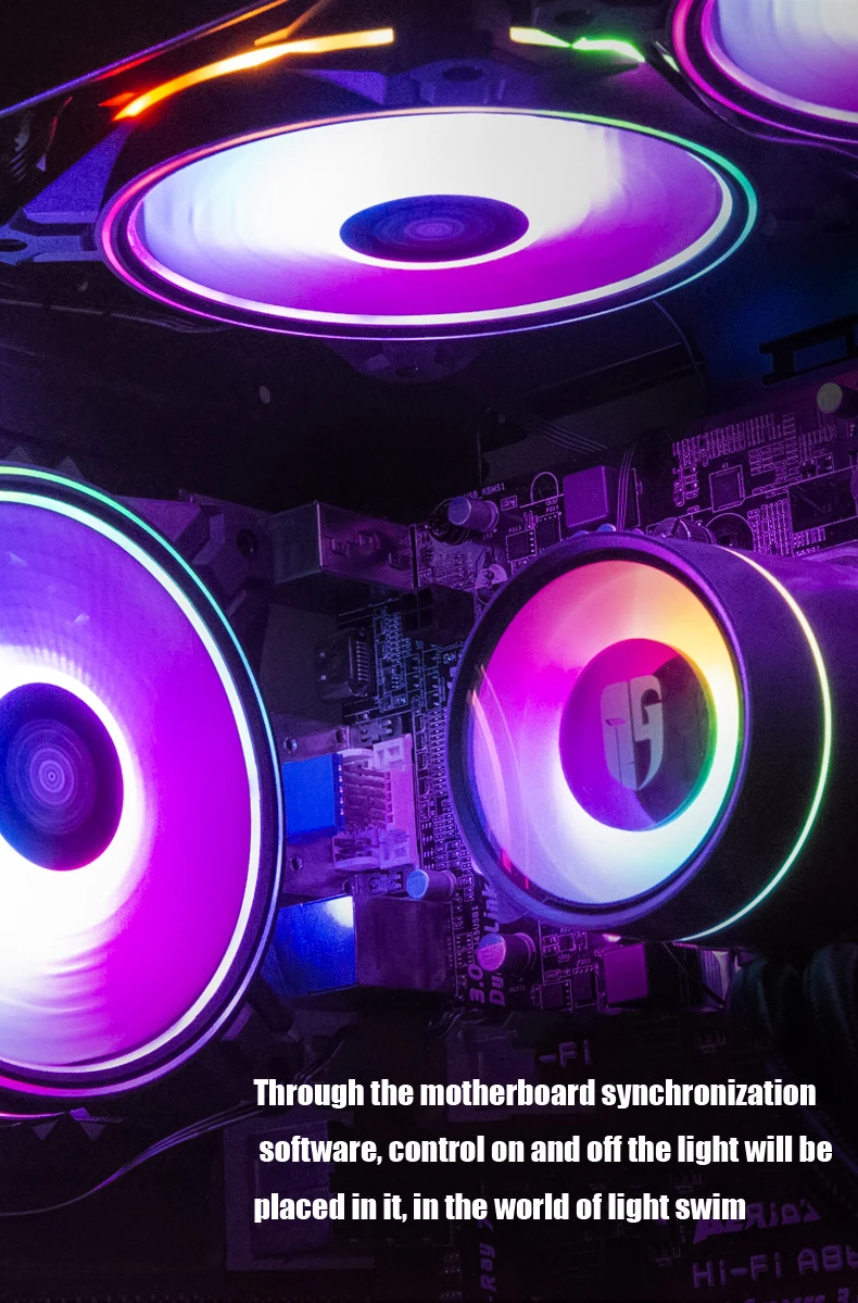 DeepCool CF120 Plus 3 Pack RGB 120mm Fan Addressable RGB LED Lighting DeepCool CF120 Plus 3 Pack RGB 120mm Fan Addressable RGB LED Lighting