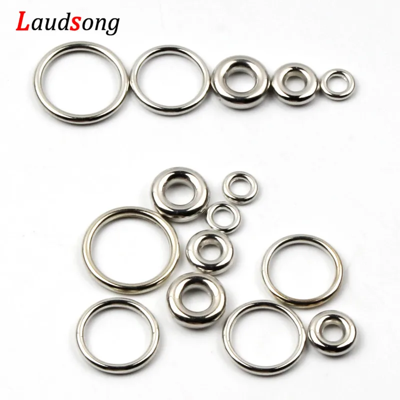 50pcs/lot Silver Color Loop 8-21 Mm Ccb Closed Jump Rings For Diy ...