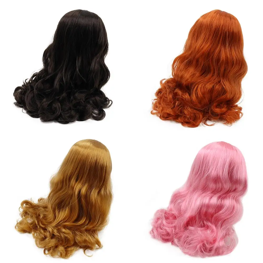 DBS ICY blyth doll hair toy wig rbl scalp and dome wavy hair for ...