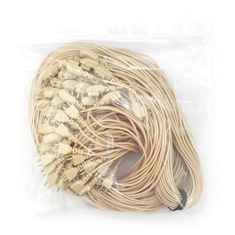 10PCS-Replacement-Hearing-Aid-Cable-2-pin-Wire-Cord-for-Pocket-Hearing ...
