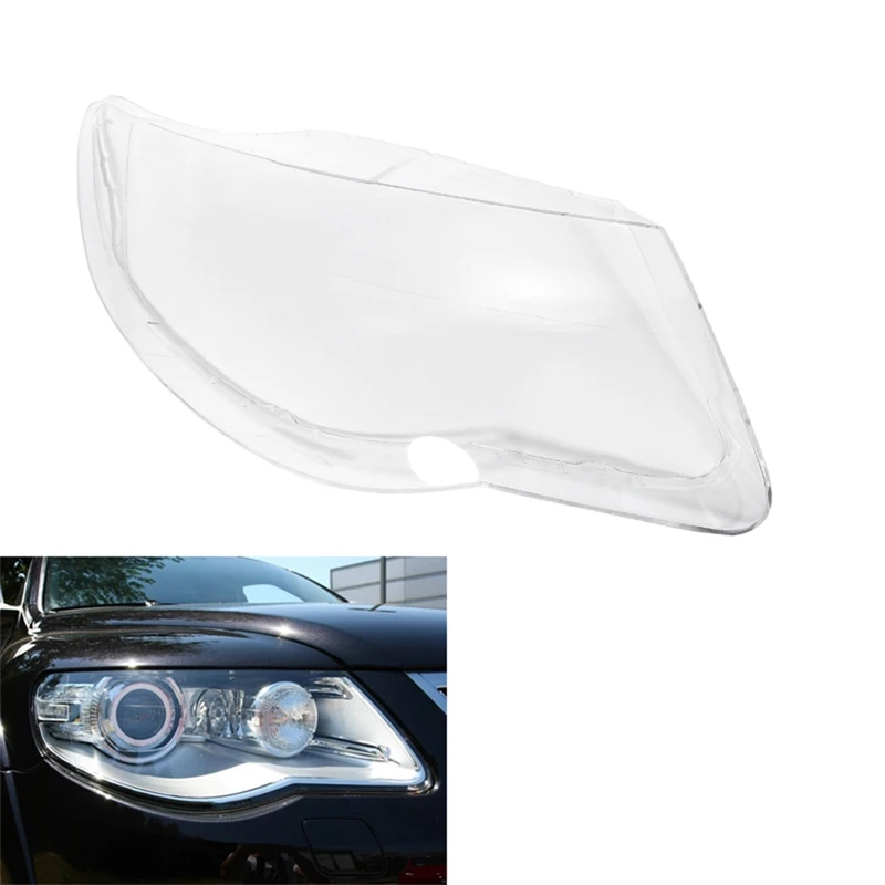 Car-Clear-Front-Headlight-Lens-Shell-Cover-Replacement-for-Touareg-2007 ...
