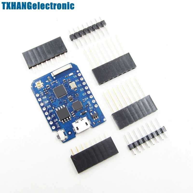 F-R-WEMOS-D1-Mini-Pro-16M-Bytes-Externe-Antenne-Stecker-ESP8266-WIFI ...