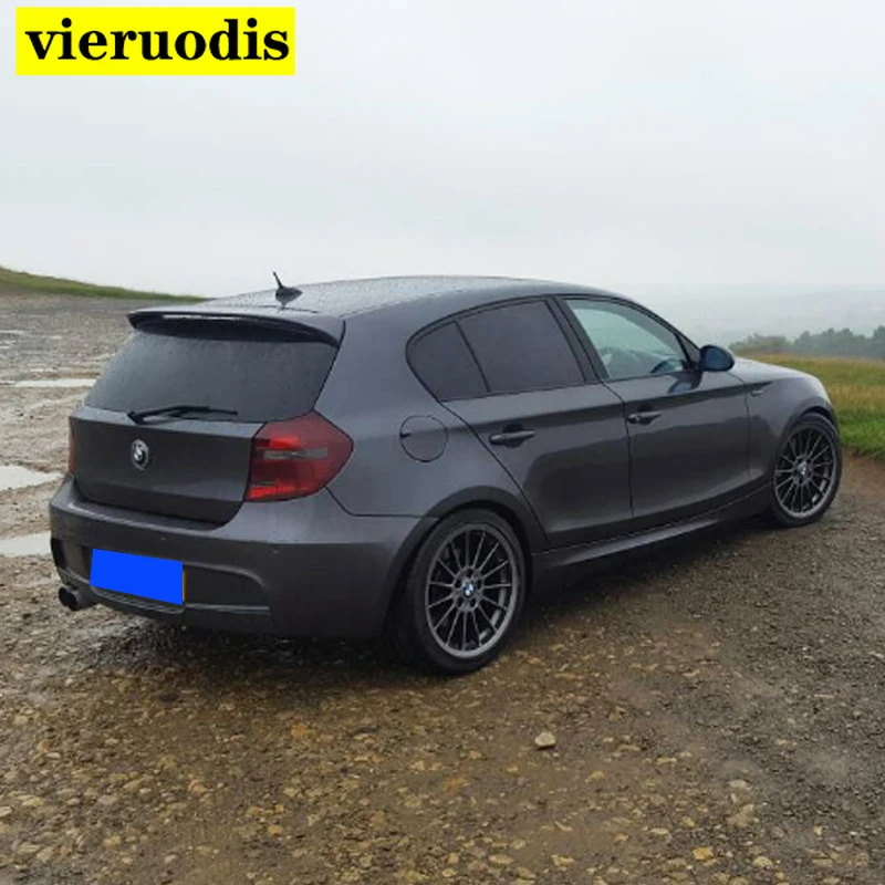Para bmw série 1 e87 e81 hatchback ac estilo traseiro telhado spoiler ...