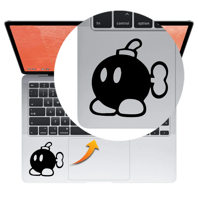 Cartoon Apple Laptop