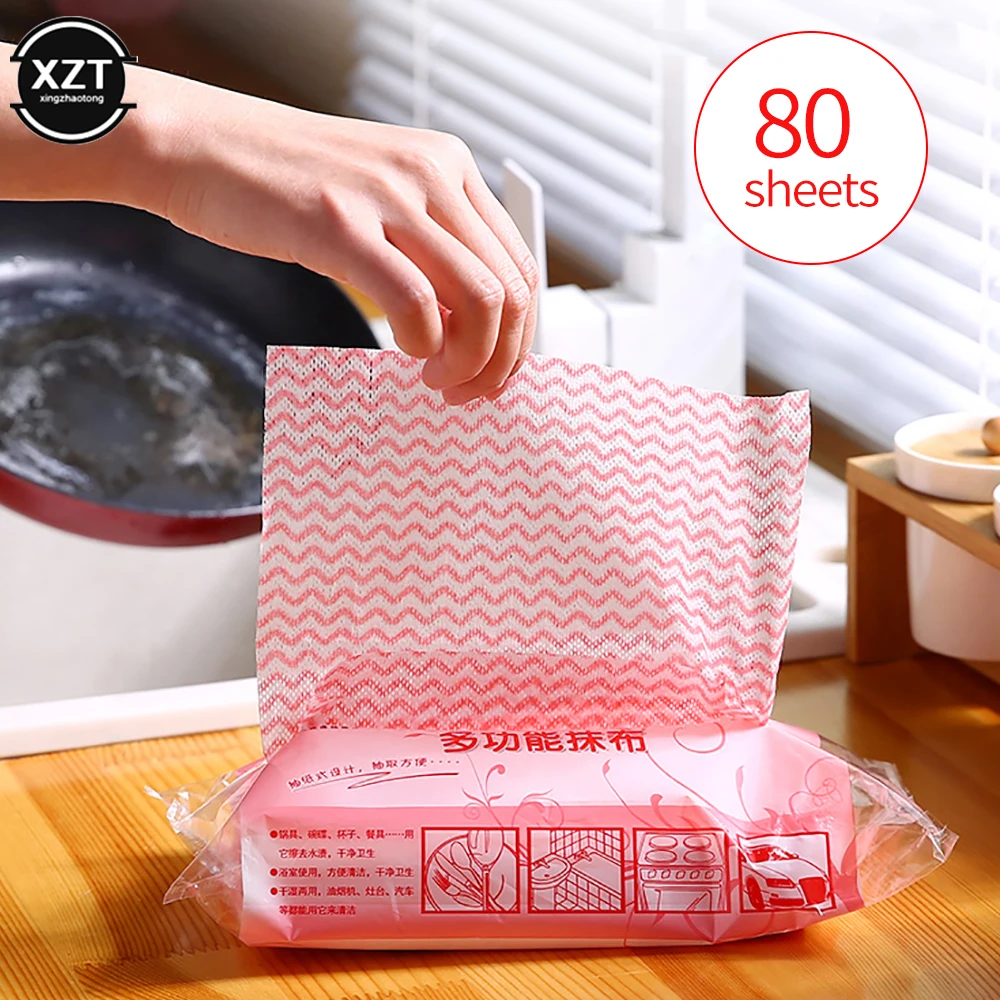Convenient-Type-Disposable-Rags-Kitchen-Non-woven-Fabrics-Absorbent-Non ...