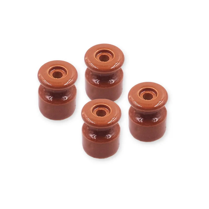 6pcs High Quality Wall Wiring Ceramic Insulators Wire Terminals High ...
