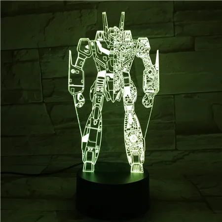 Home & Living Night Lights Lighting Anime Fan Gift Room Decor Gundam ...