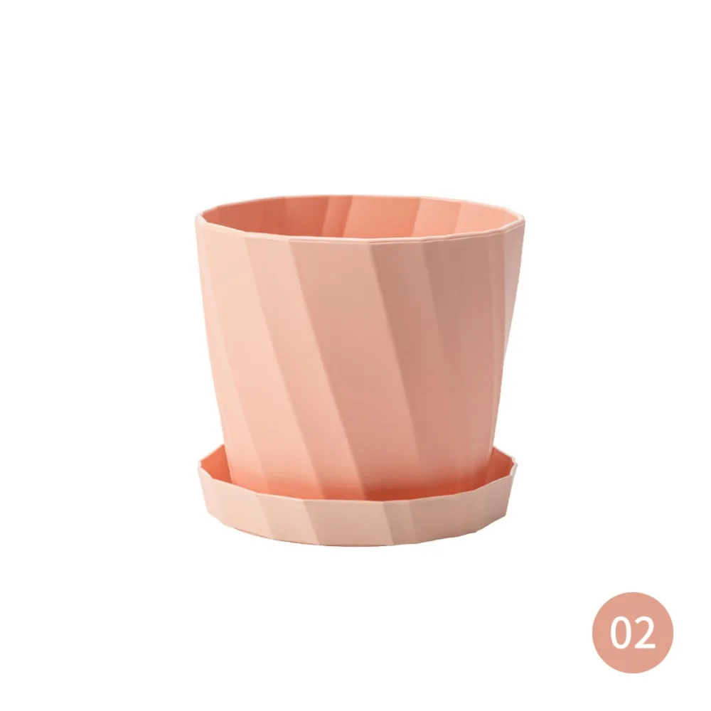 POT DE FLEUR,WHITE-M--Pot de fleurs en plastique Simple Imitation ...